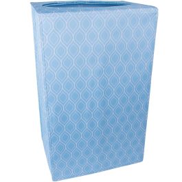 Pursfection Collapsible Hamper with Handle (Light Blue)